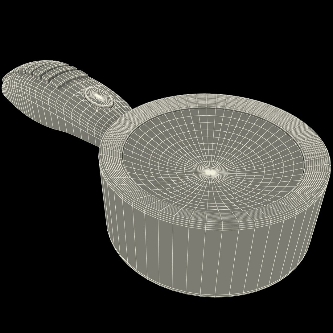 3d Hand Held Magnifier Lamp Model