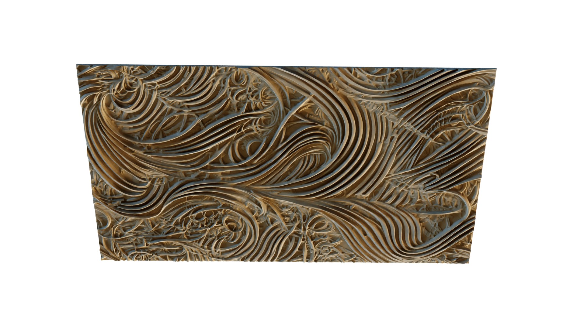 Mural Decor Set Wall Panel 23 3D Model - TurboSquid 2183393