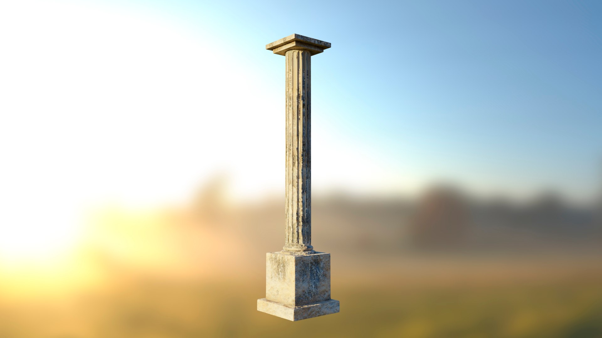 Column Asset Pbr Model - TurboSquid 1440645