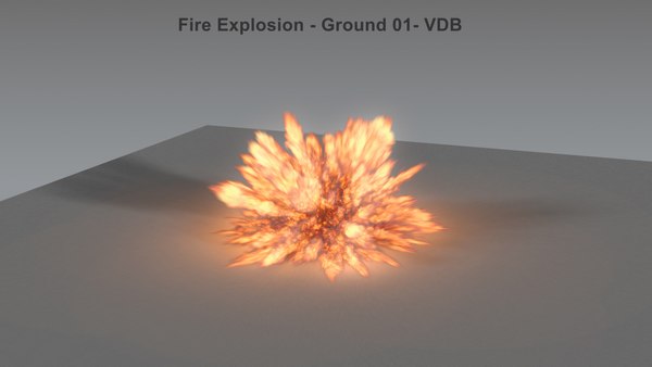 3D model explosion - vdb - TurboSquid 1492573