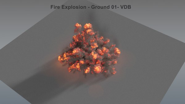 3D model explosion - vdb - TurboSquid 1492573