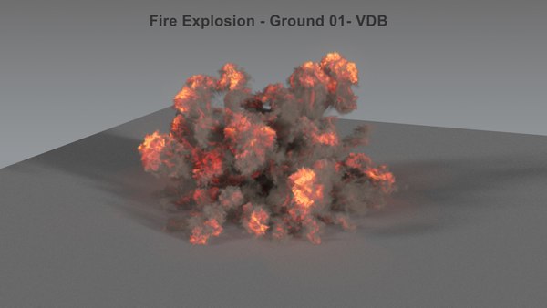 3D model explosion - vdb - TurboSquid 1492573