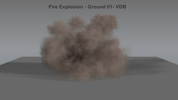 3D model explosion - vdb - TurboSquid 1492573