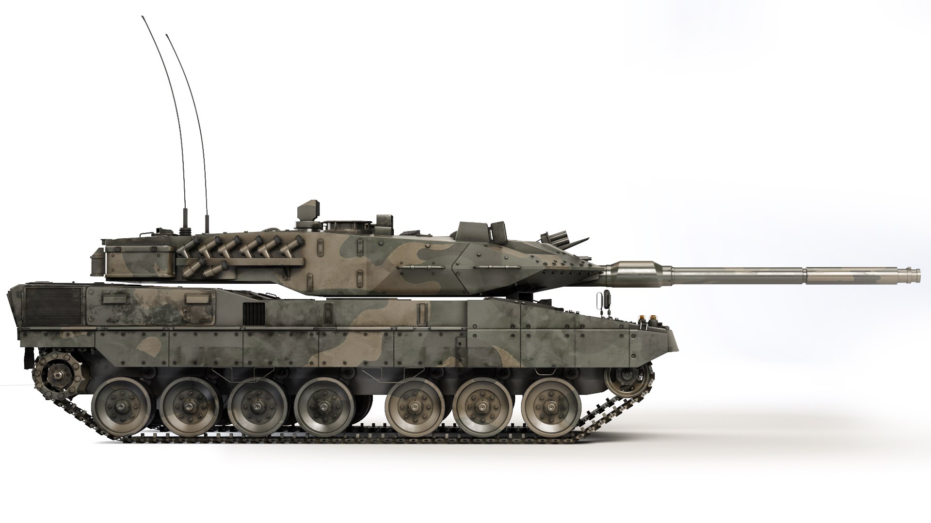 3D Tank Leopard 2A7 2006 Model - TurboSquid 1995975