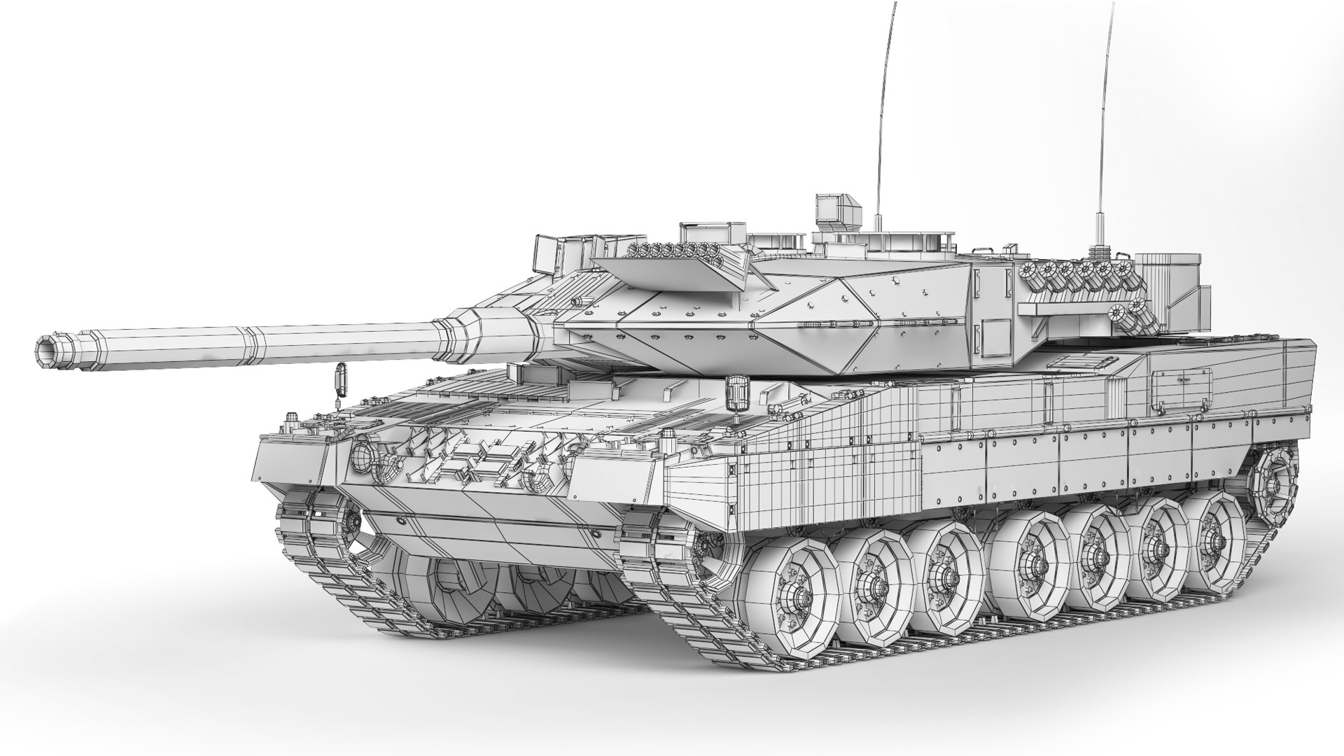 3D Tank Leopard 2A7 2006 Model - TurboSquid 1995975