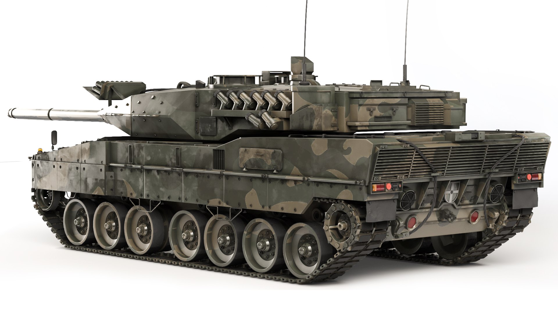 3D Tank Leopard 2A7 2006 Model - TurboSquid 1995975