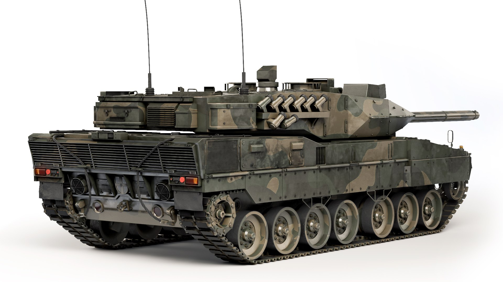 3D Tank Leopard 2A7 2006 Model - TurboSquid 1995975