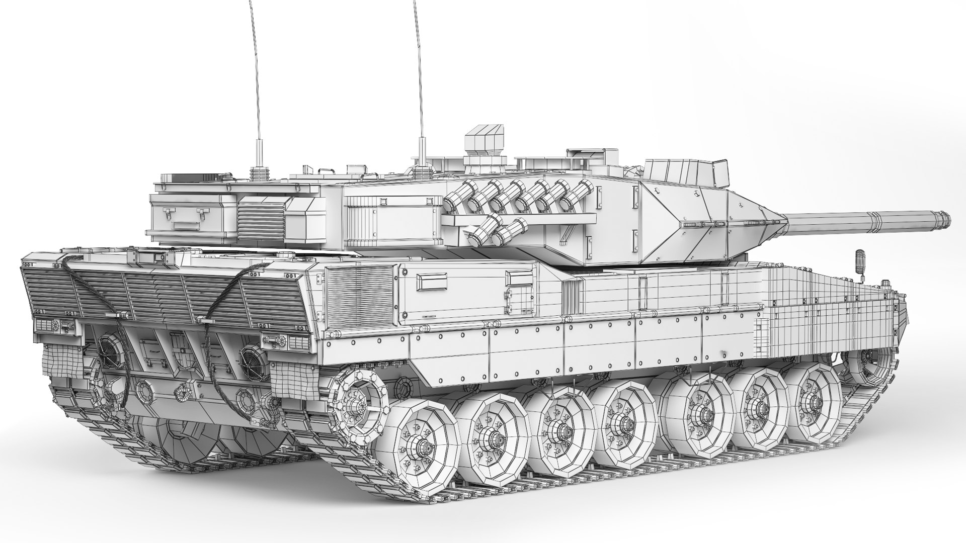 3D Tank Leopard 2A7 2006 Model - TurboSquid 1995975