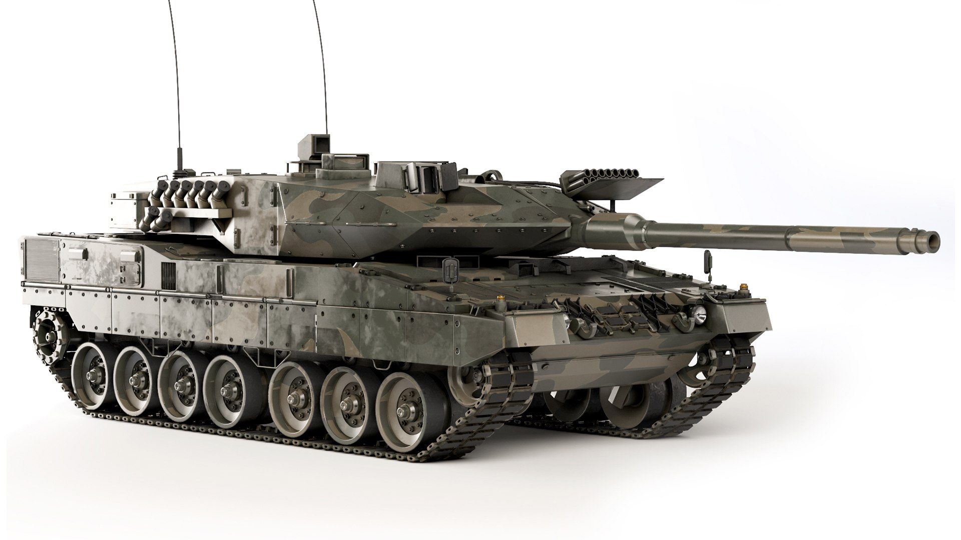 3D Tank Leopard 2A7 2006 Model - TurboSquid 1995975