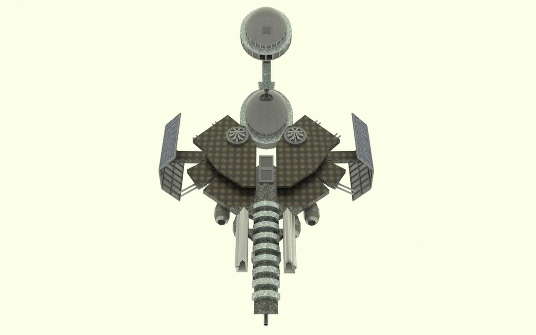 3D Mig Spaceship Station model - TurboSquid 1811625
