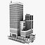 3d building complex skyscraper model