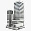 3d building complex skyscraper model