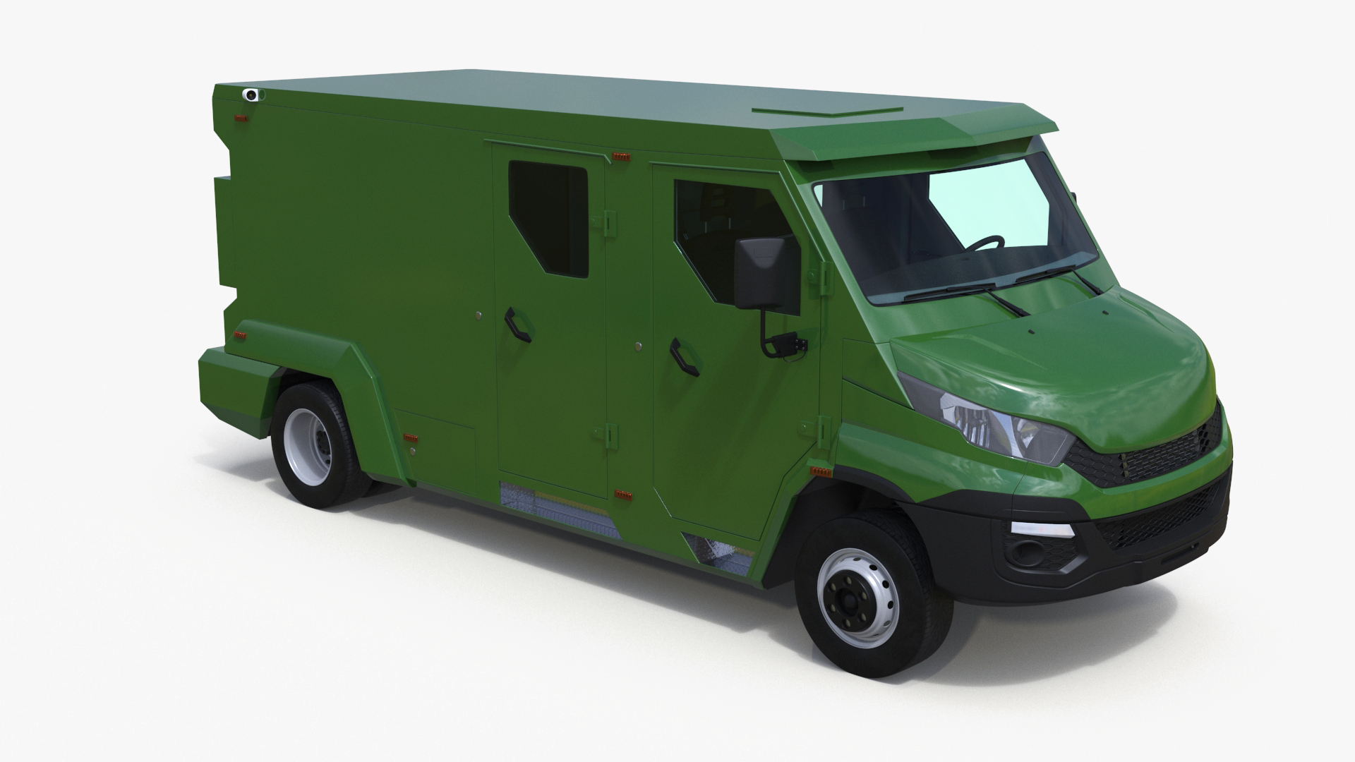 3D Armored Vehicle Green Simplified - TurboSquid 2335569