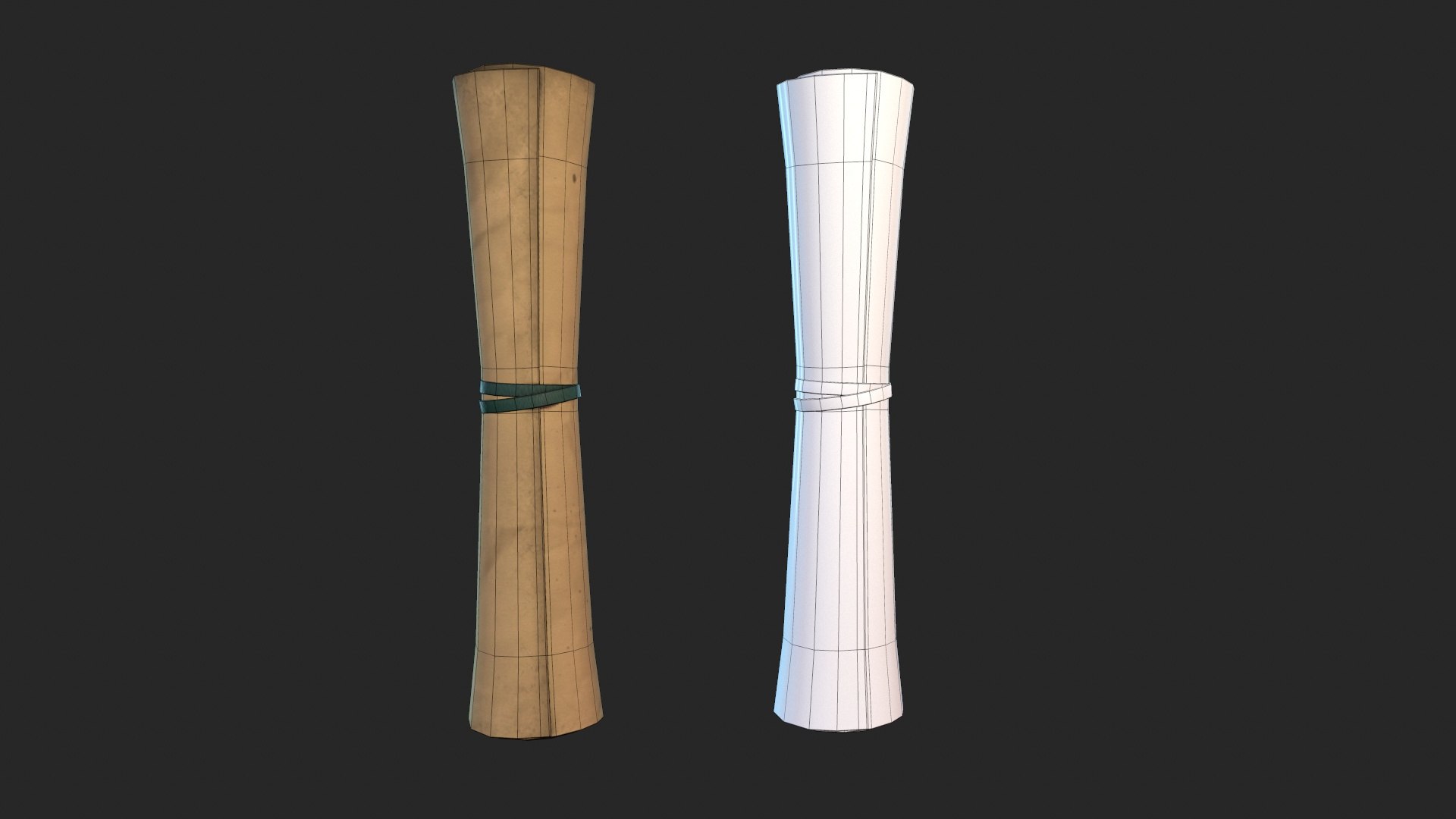 3D Scrolls Collection Model - TurboSquid 1716430