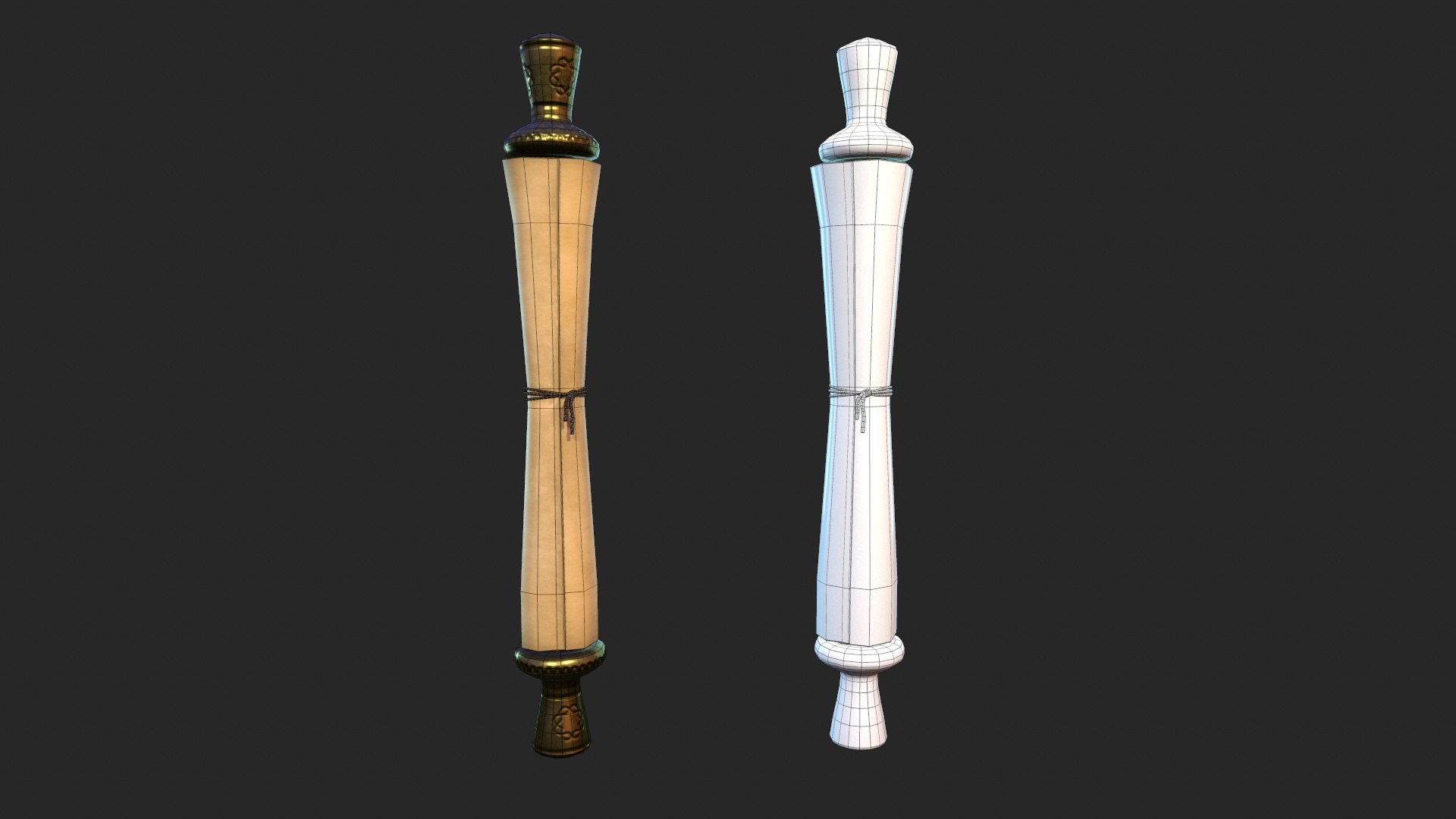 3D Scrolls Collection Model - TurboSquid 1716430