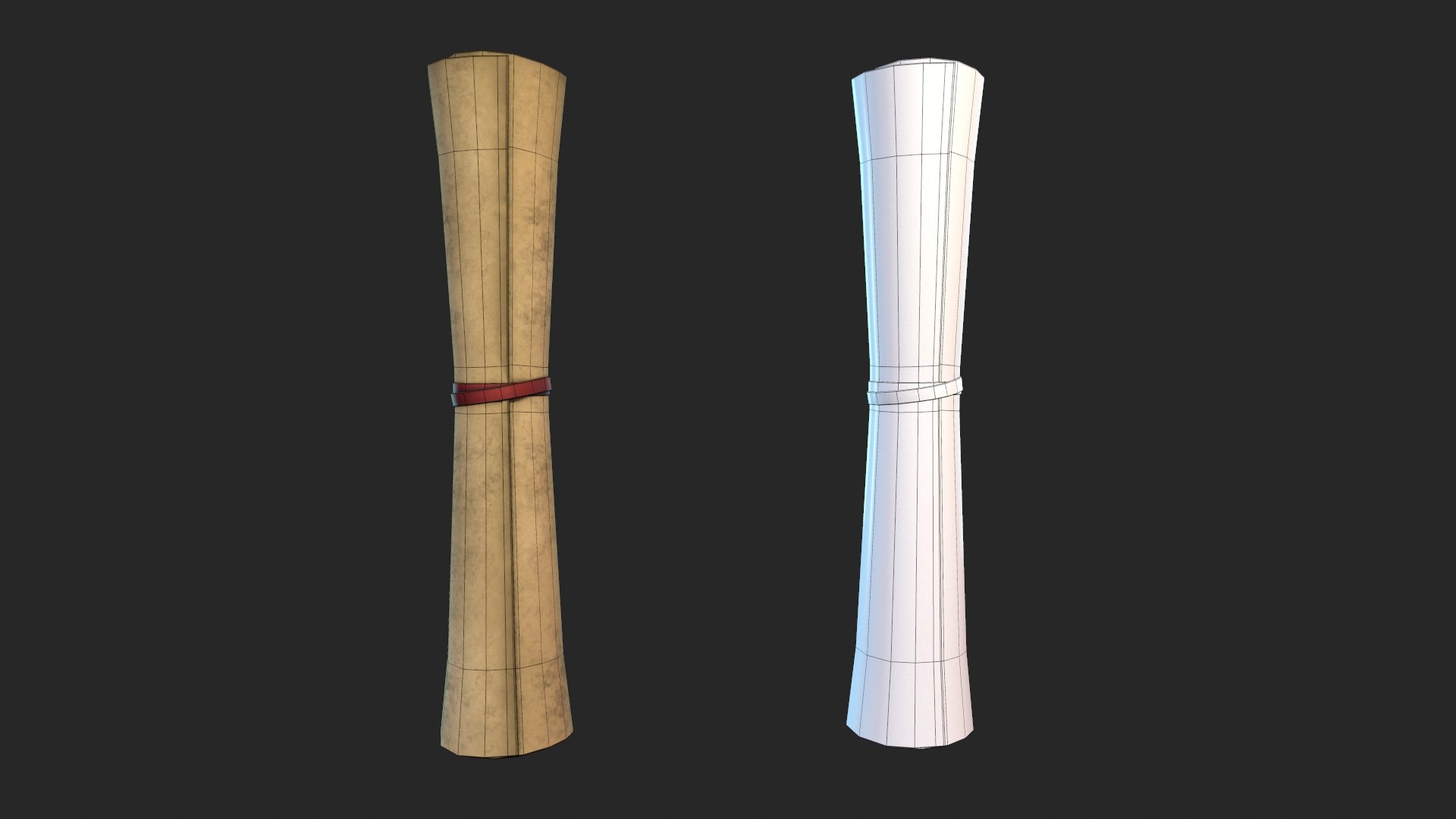 3D Scrolls Collection Model - TurboSquid 1716430