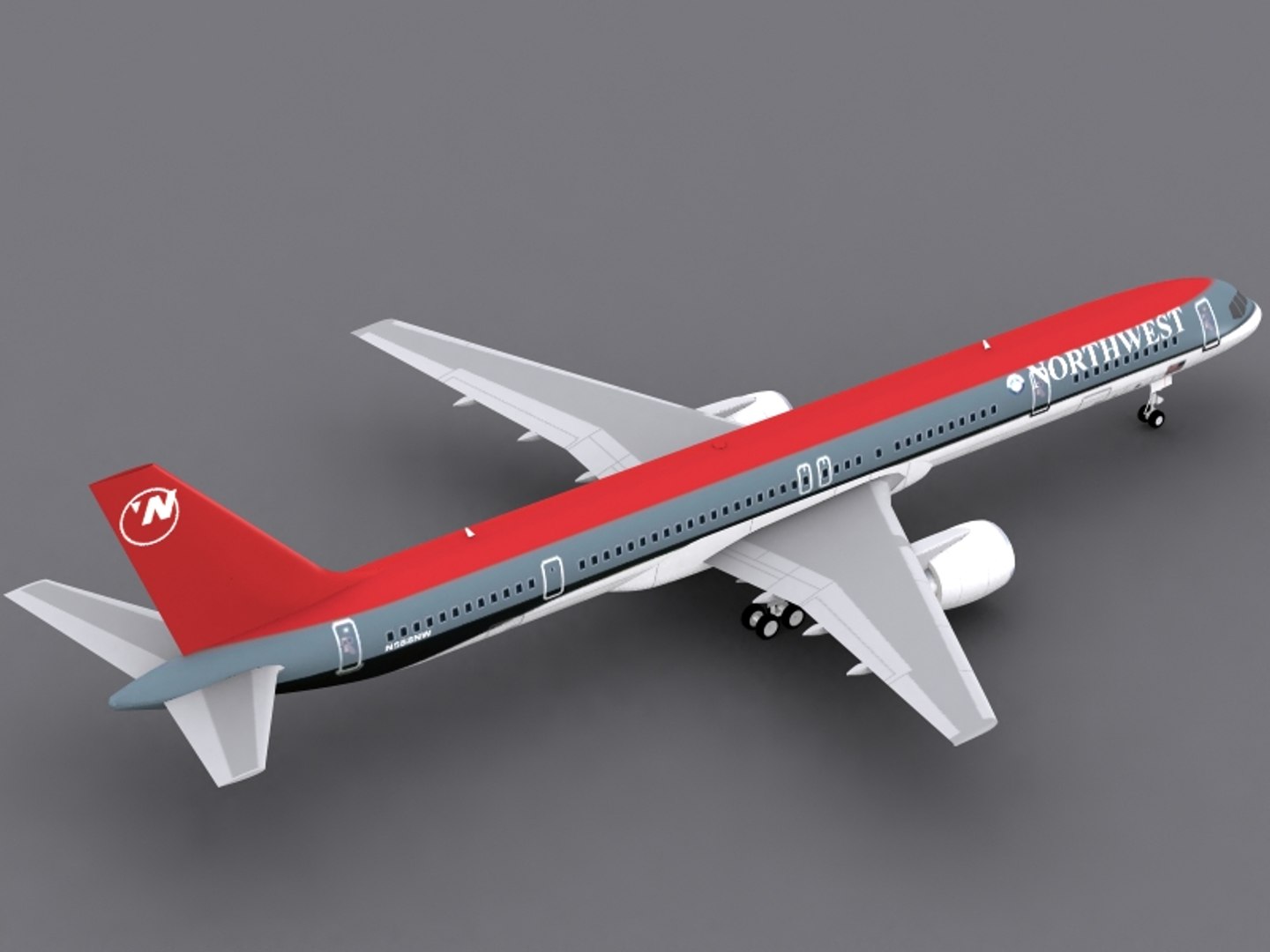 B 757-300 Northwest Lwo