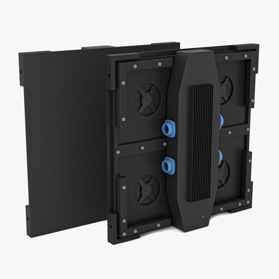 3D Model Led Video Wall Display Panel P2 - TurboSquid 2187221