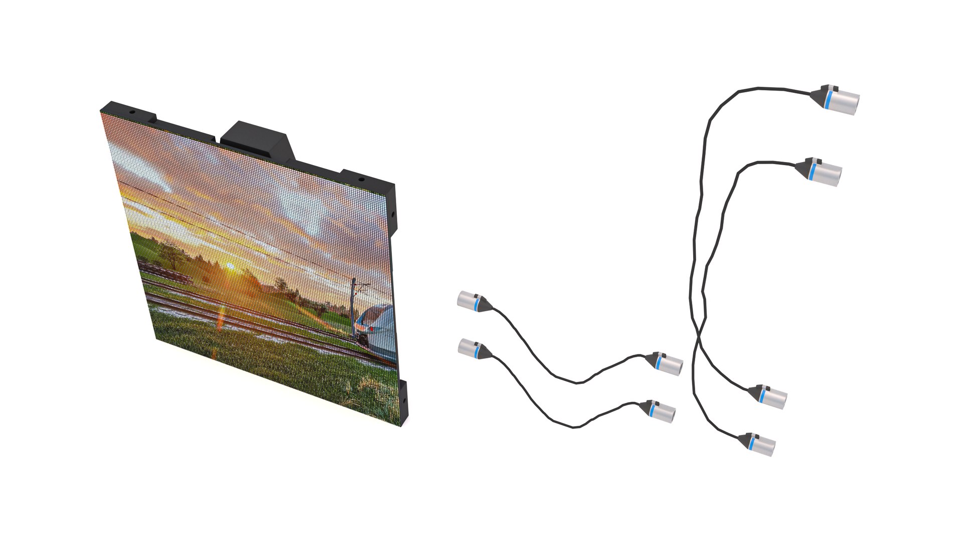 3D Model Led Video Wall Display Panel P2 - TurboSquid 2187221
