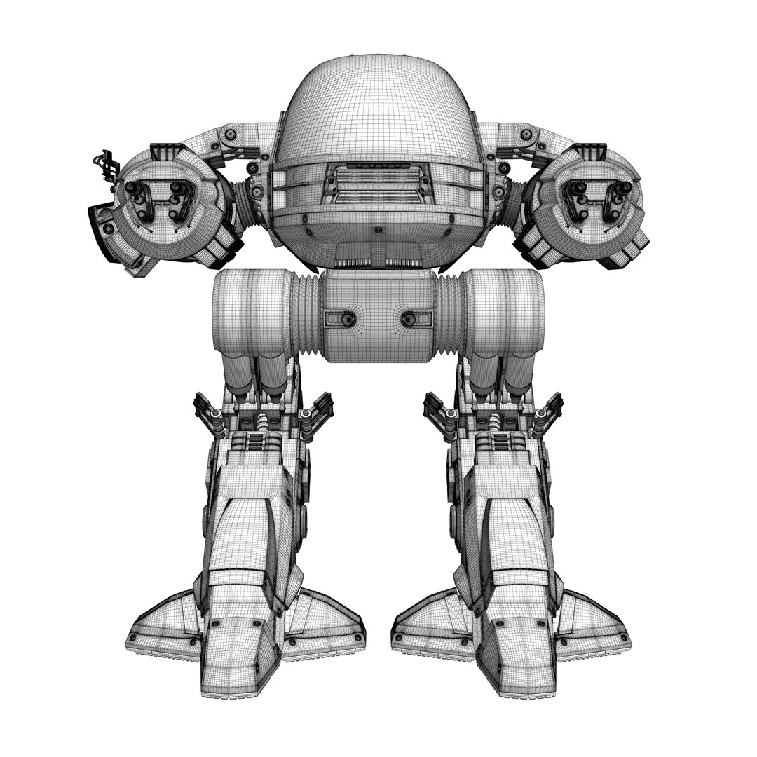 ED 209 OCP Robocop Movie 1987 3D - TurboSquid 2331364
