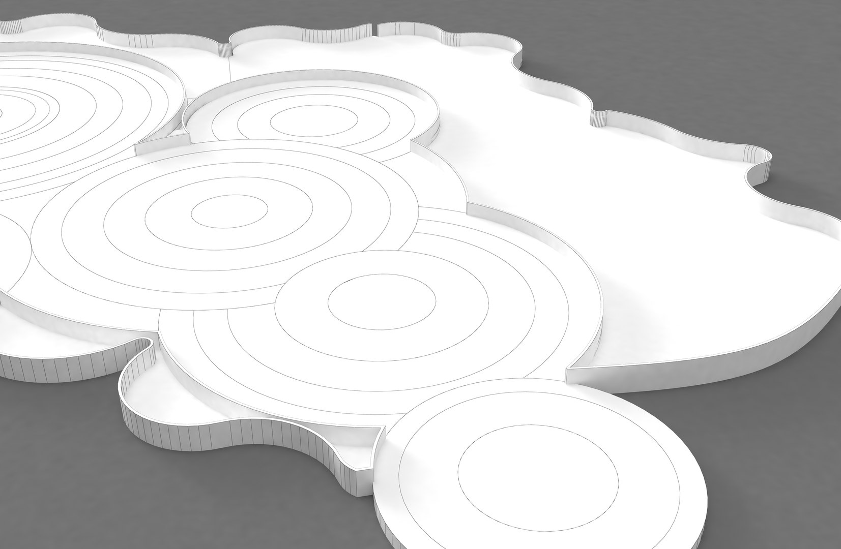 Park Walking Path 2 3D Model - TurboSquid 1852985