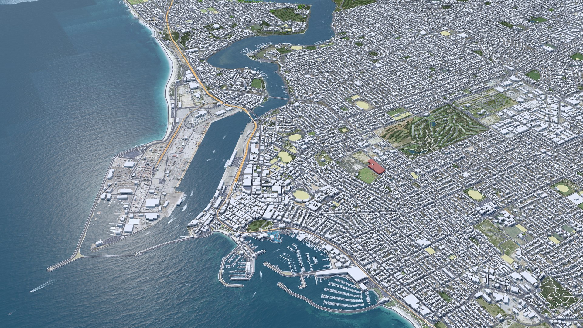 Perth Australia 3D Model - TurboSquid 1720504