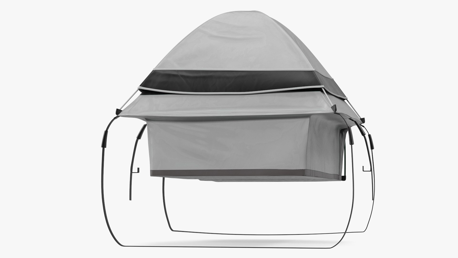 3D Pickup Truck Tent Grey On Pickup - TurboSquid 2202979