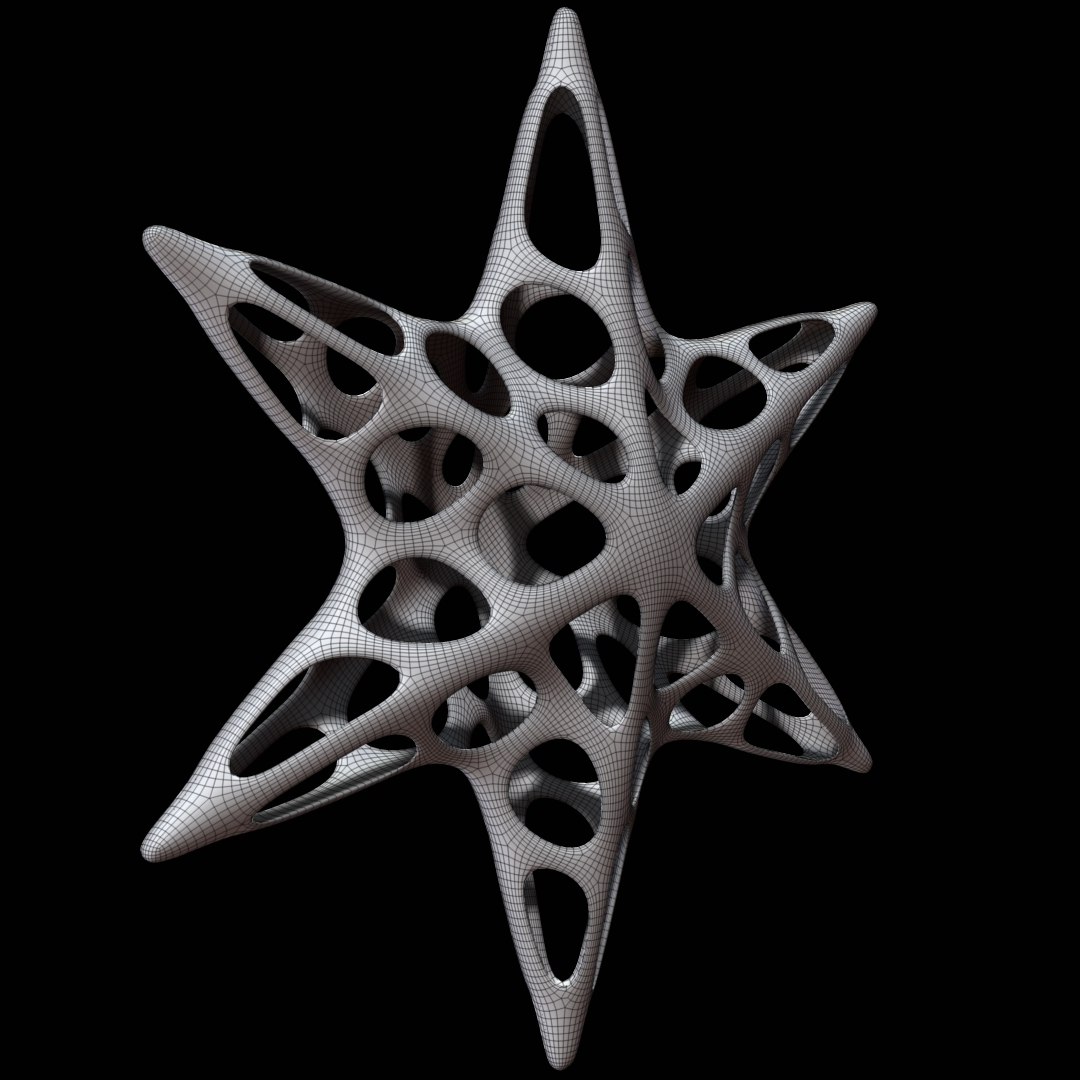 3D Model Star Design - TurboSquid 1230551