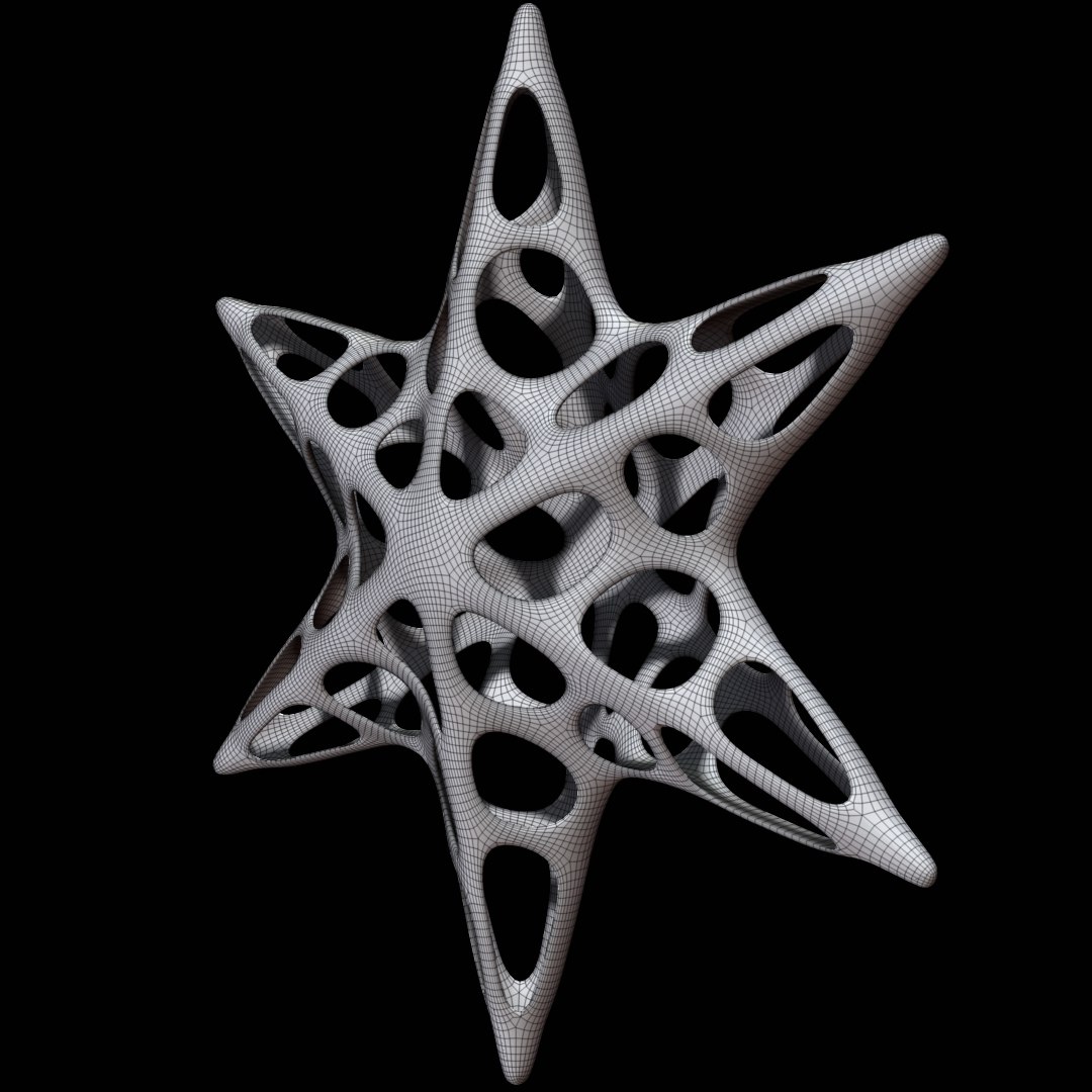 3D Model Star Design - TurboSquid 1230551