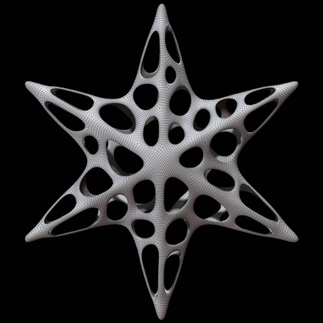 3D Model Star Design - TurboSquid 1230551