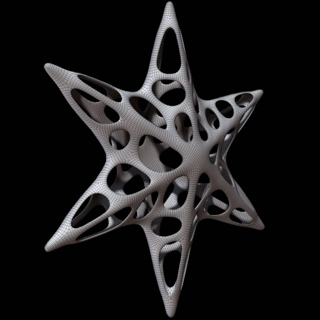 3D Model Star Design - TurboSquid 1230551