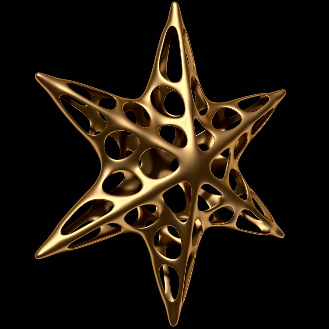 3D Model Star Design - TurboSquid 1230551