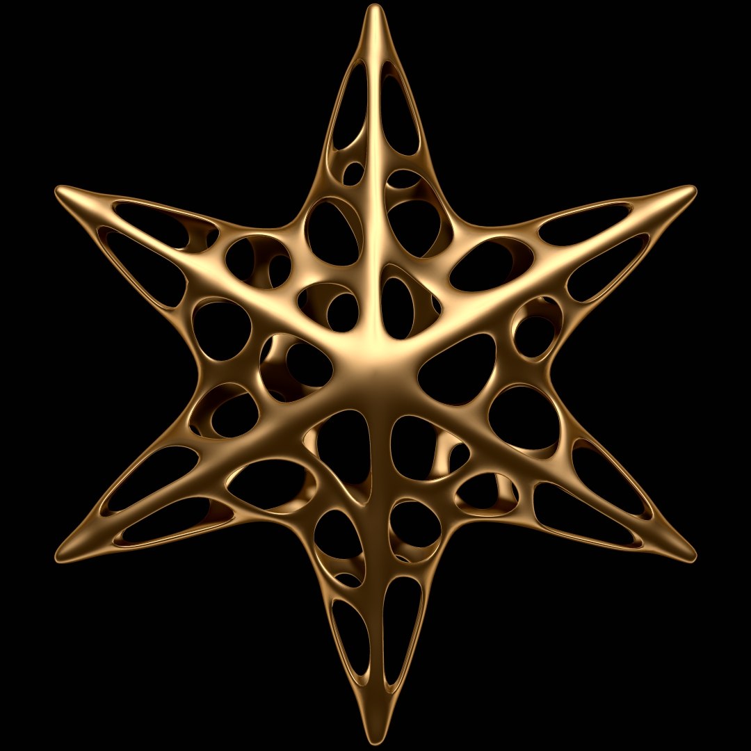 3D Model Star Design - TurboSquid 1230551