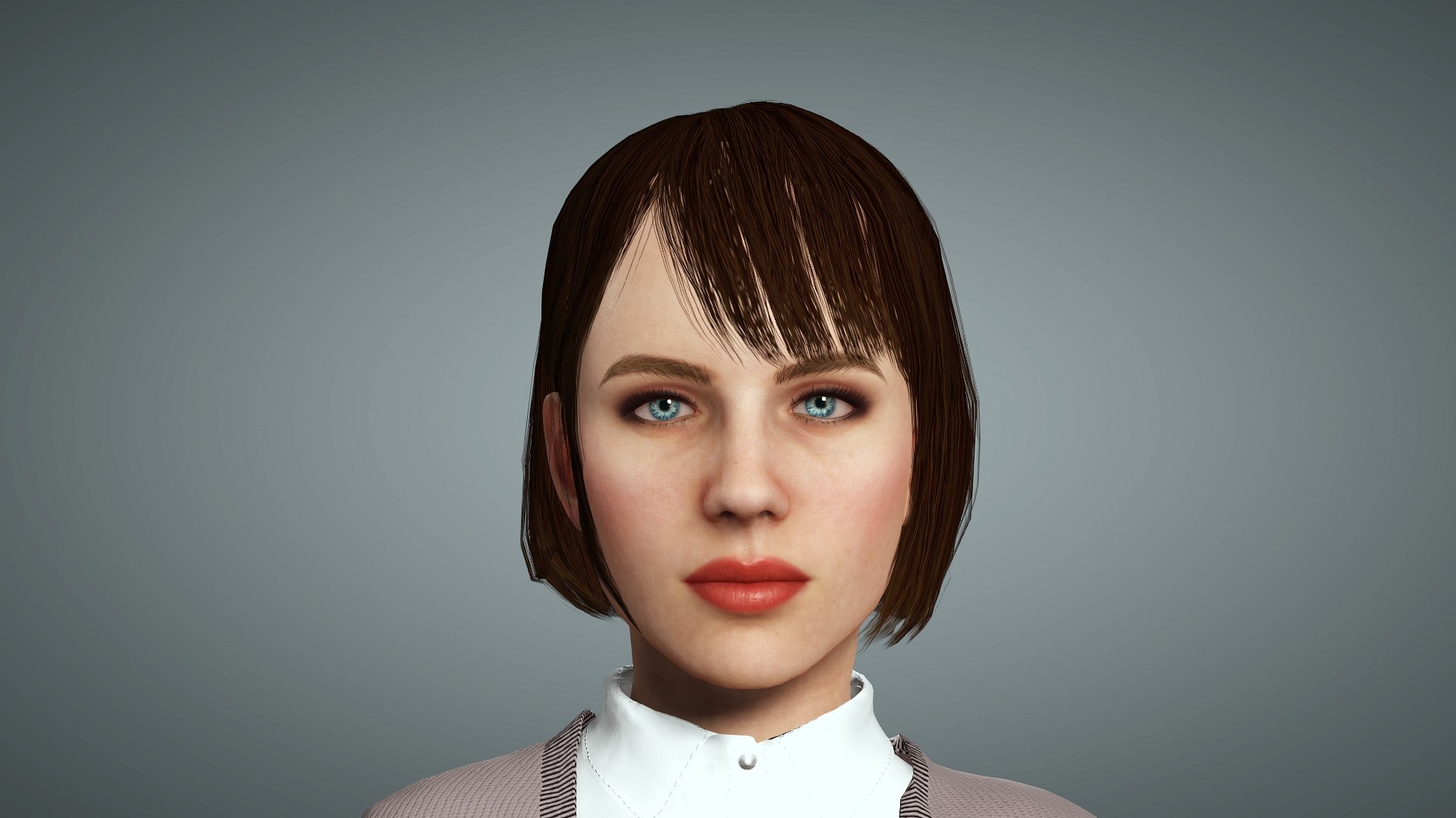 3D Female College Student Model - TurboSquid 2450012