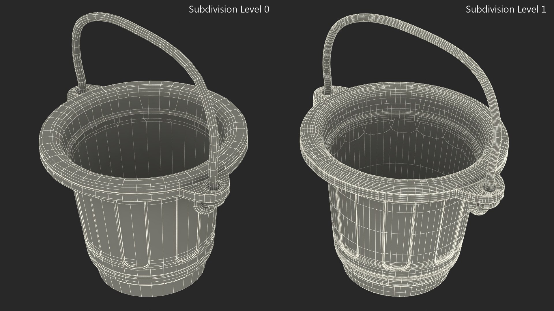 Plastic Toy Bucket 3D Model - TurboSquid 2201917