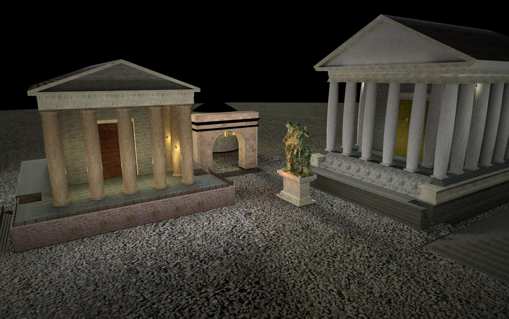 Forum Romanum T 3D Model - TurboSquid 1941494