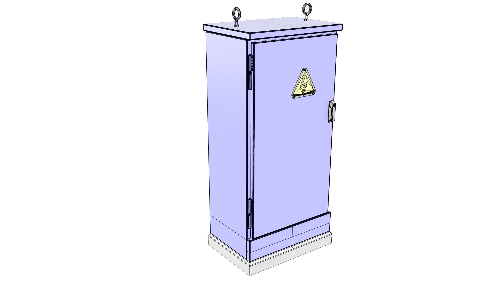 Industrial Electrical Enclosure Cabinet 3D Model 36 3D Model ...
