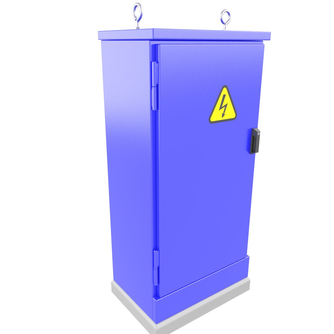Industrial Electrical Enclosure Cabinet 3D Model 36 3D Model ...