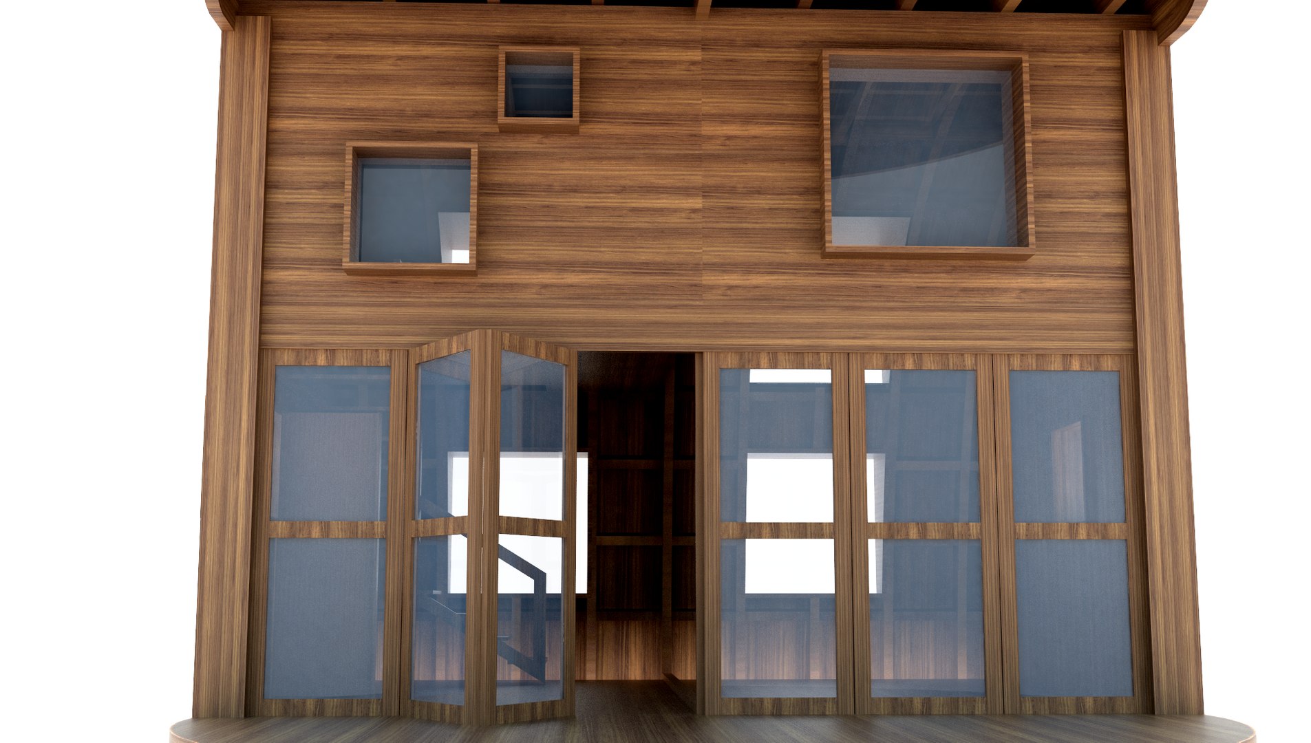 3D Lodge House - TurboSquid 1983092