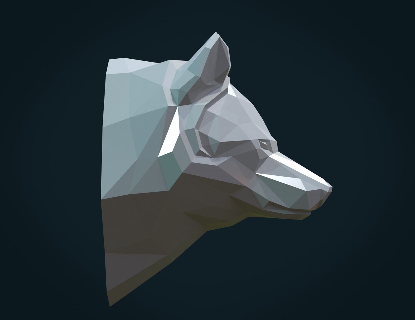 3D Wolf Head Model - TurboSquid 1517978