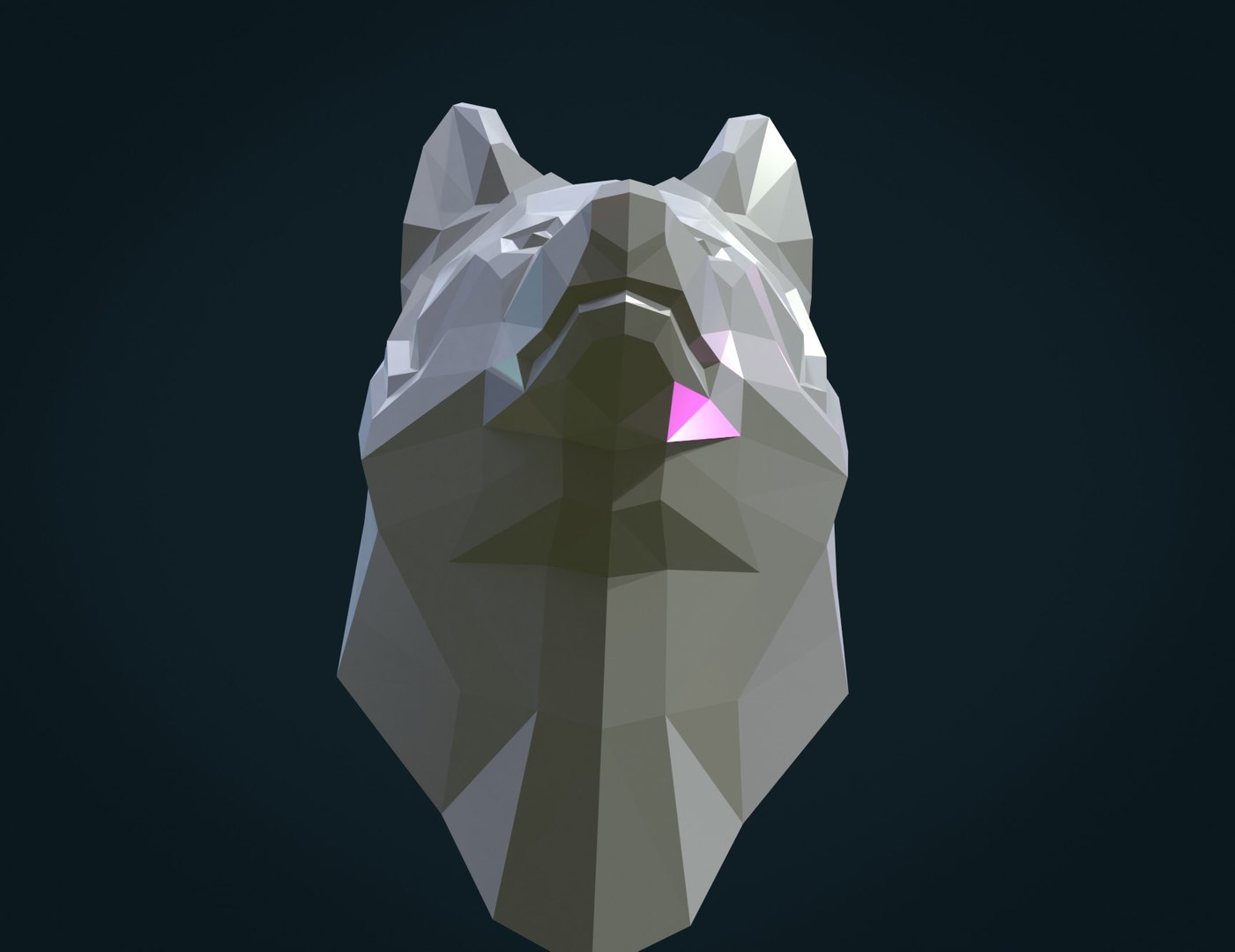3D Wolf Head Model - TurboSquid 1517978