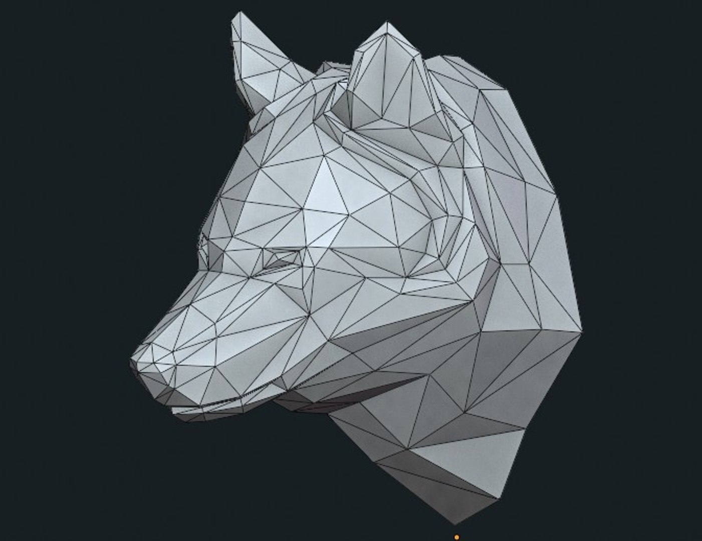 3D Wolf Head Model - TurboSquid 1517978