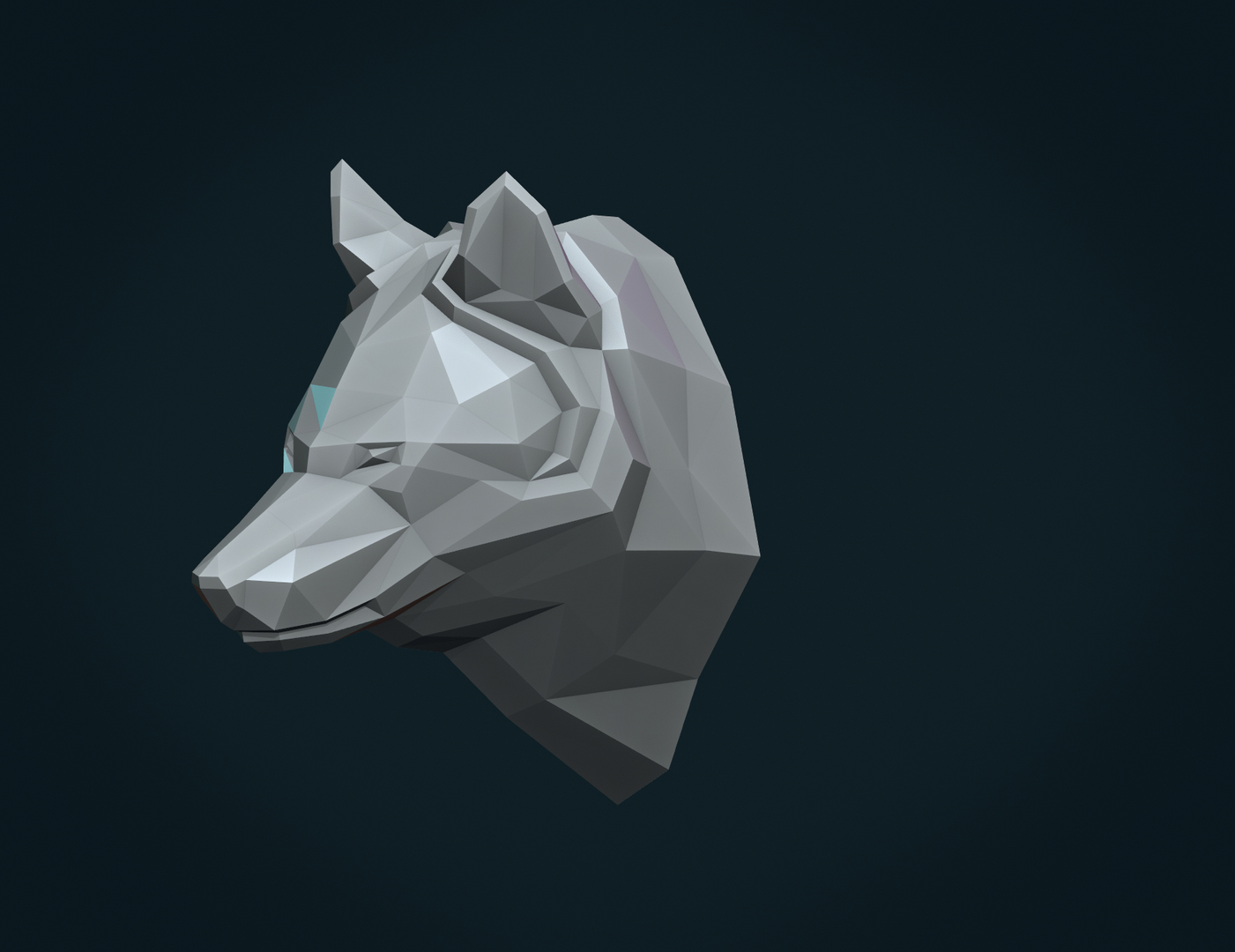 3D Wolf Head Model - TurboSquid 1517978