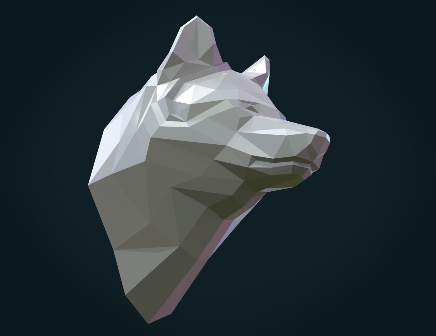 3D Wolf Head Model - TurboSquid 1517978