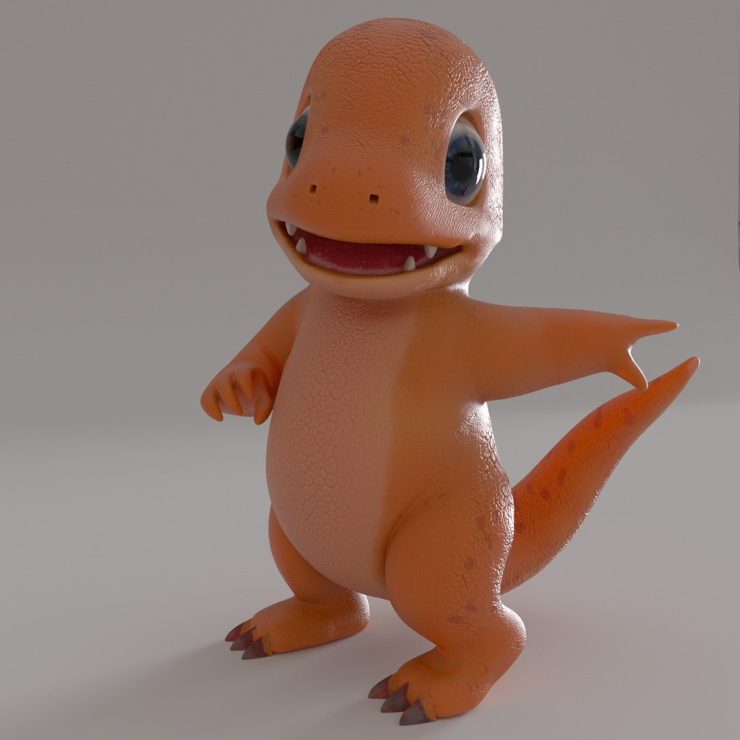 Pokemon Charmender Model - TurboSquid 1723010
