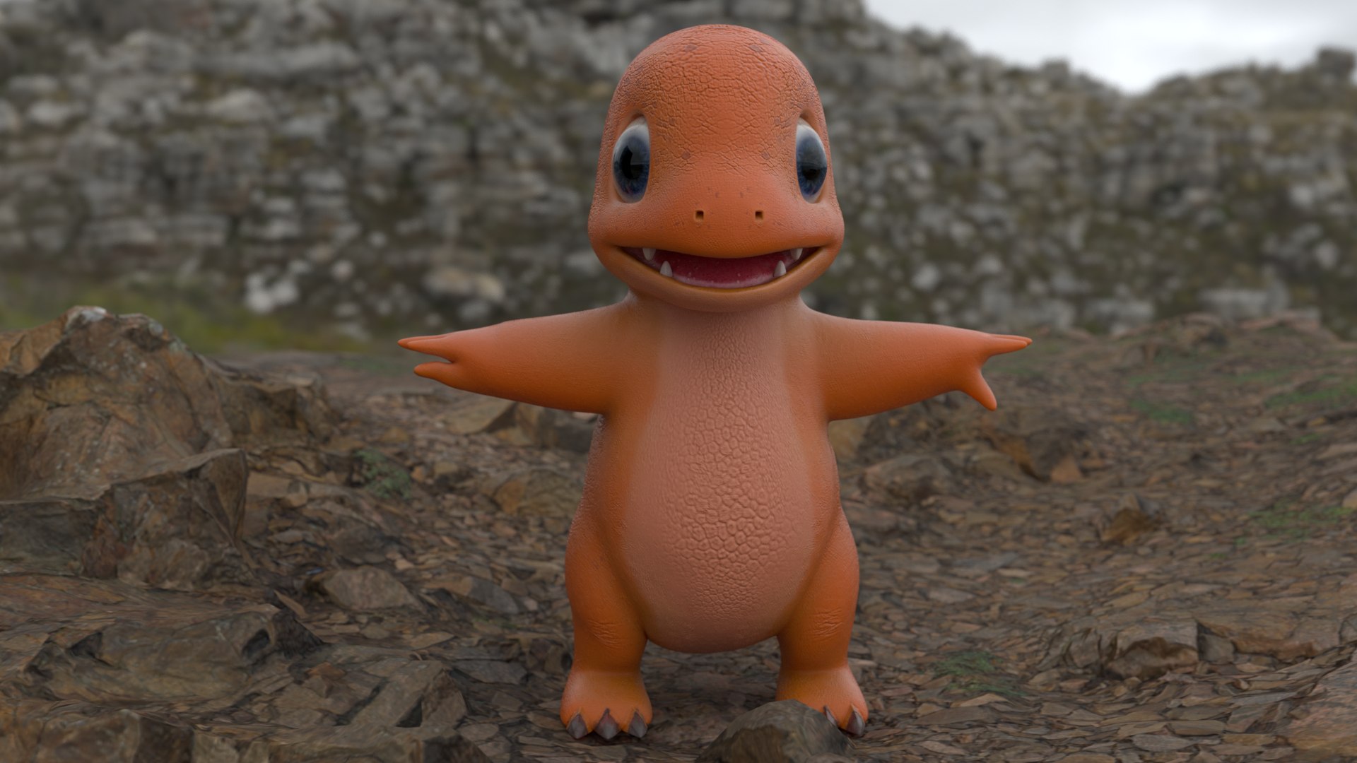 Pokemon Charmender Model - TurboSquid 1723010