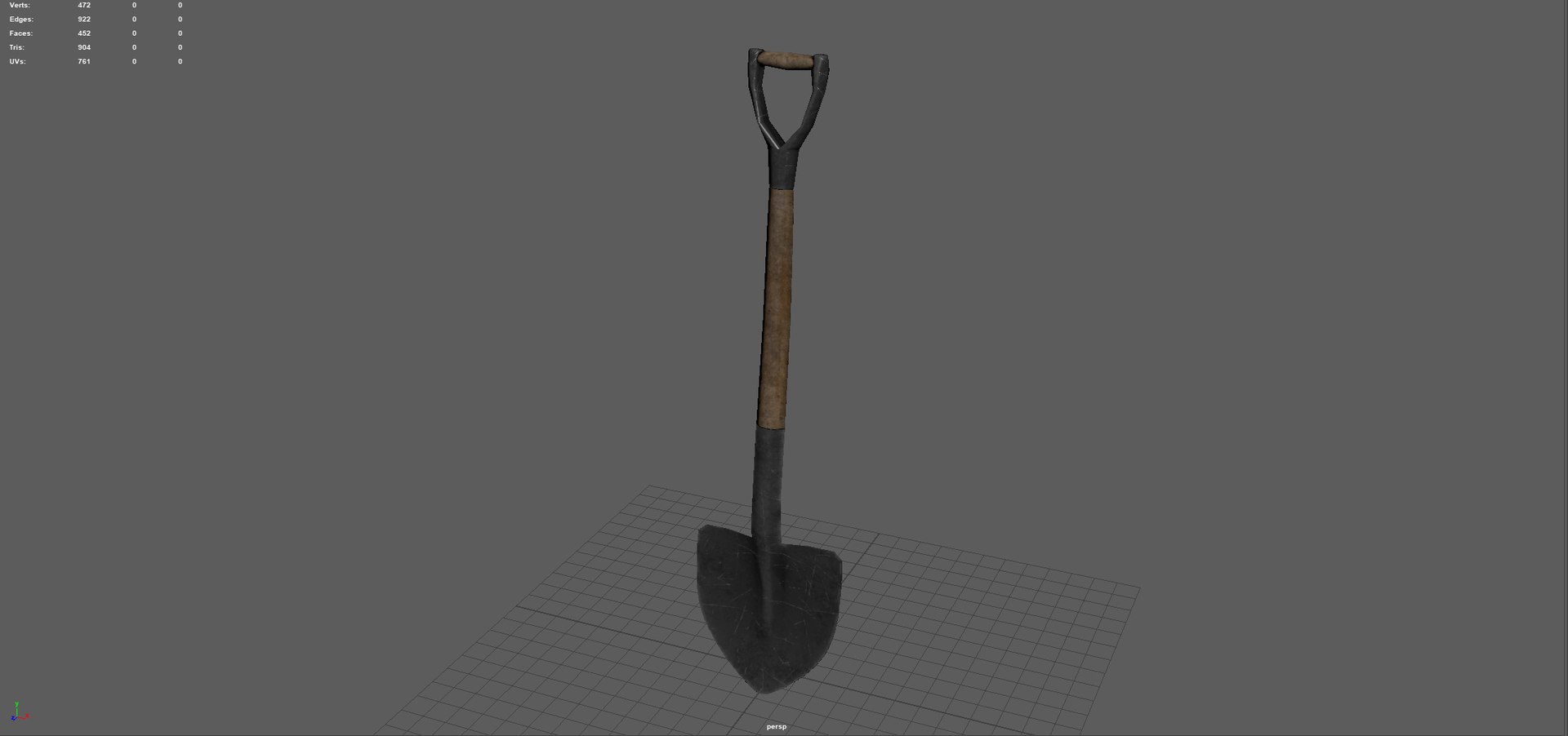 3D Shovel Model - TurboSquid 1743497