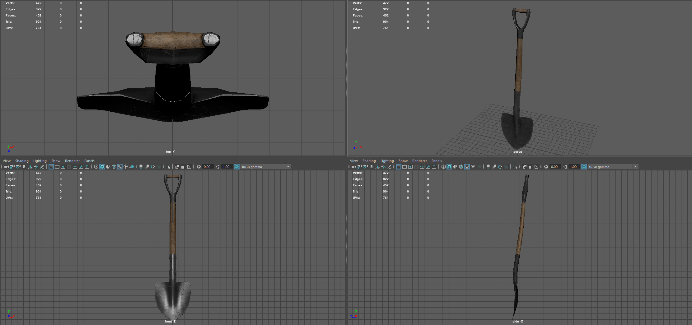 3D Shovel model - TurboSquid 1743497