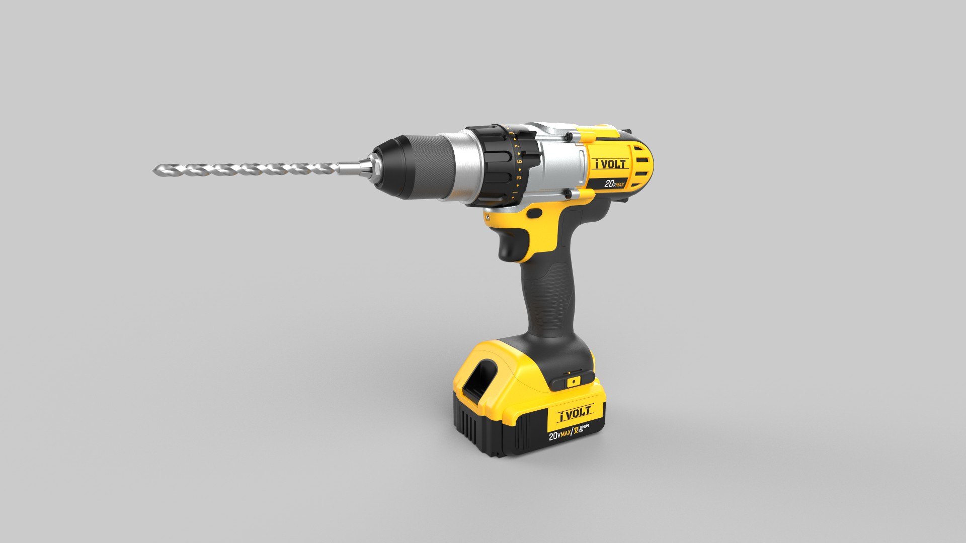 Dewalt Drill 3D Model - TurboSquid 2145914