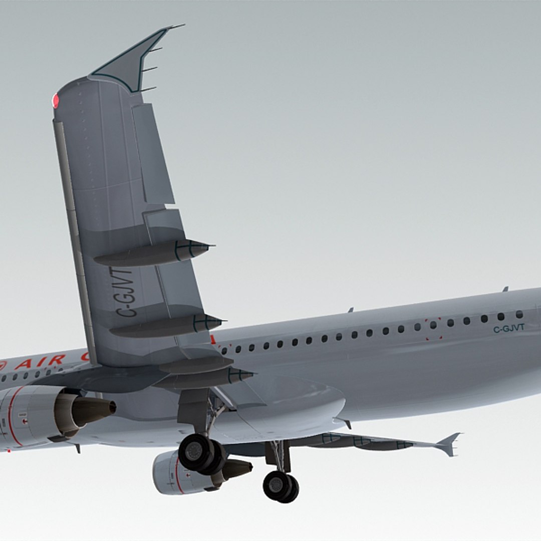 airbus a320 air canada 3d 3ds